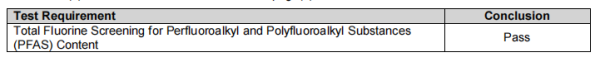 Sealone Seals NBR(Nitrile buna rubber) material EN682 have passed SGS PFAS certification ...